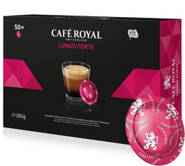 50 Capsules Lungo Forte Bio - Nespresso Pro Compatibles - Café Royal