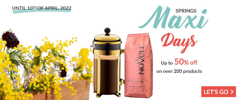 MaxiCoffee, your online coffee, tea and brewing equipment expert